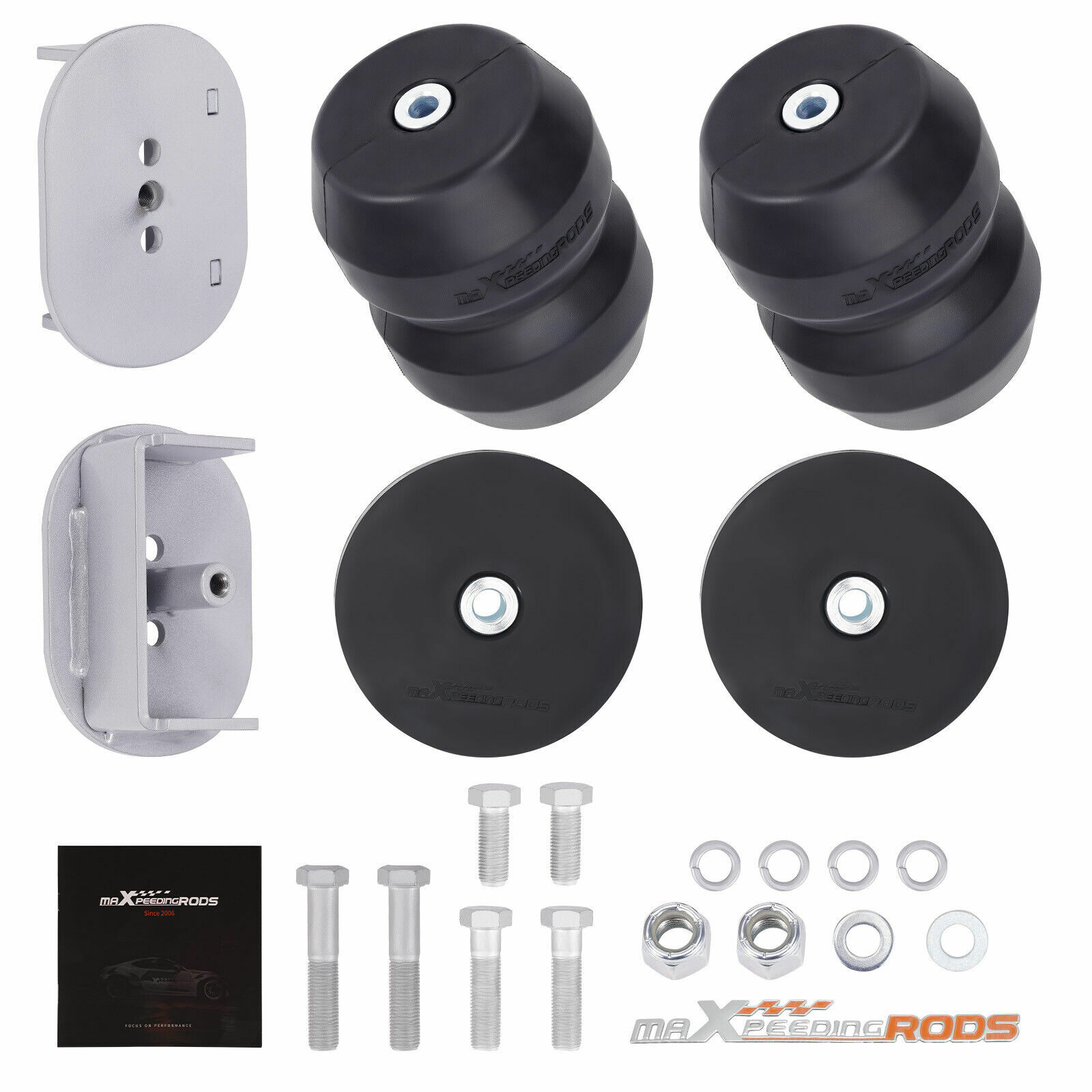 Rear Suspension Helper Spring Kit 6000lbs For Ford F250 Super Duty 1970 ...