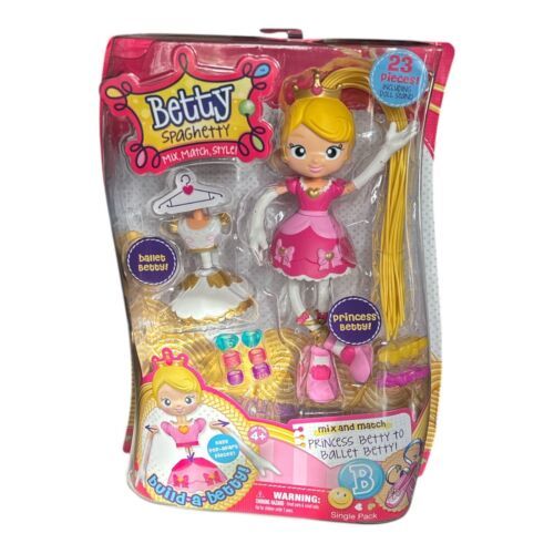 Betty Spaghetty Build a Betty Princess Betty To Ballet Betty *Brand New ...