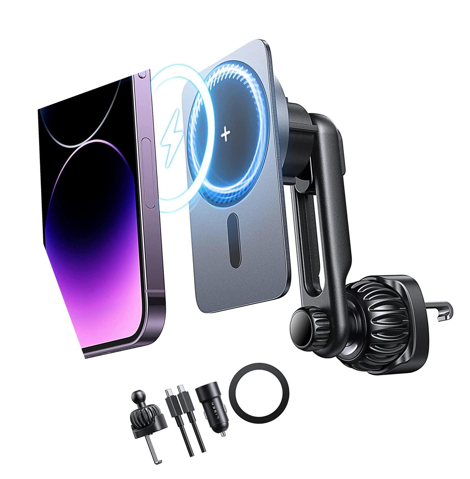 for Magsafe Car Mount Charger - Wireless Magsafe Car - - Other Exterior ...