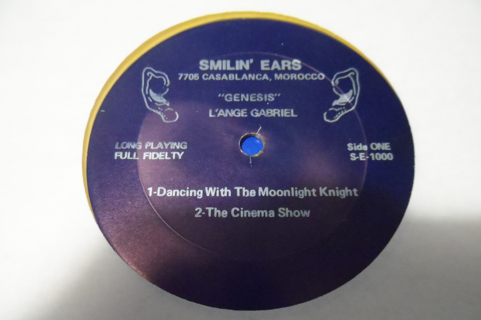 Genesis - " L'Ange Gabriel " LP NM ~ SMILIN' EARS ~ YELLOW SWIRL ...