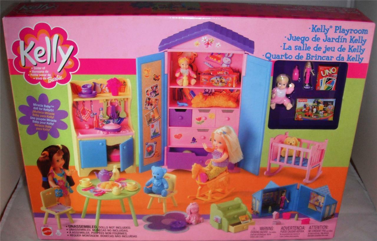 Barbie: Kelly Playroom, Miracle Baby, Uno, Little People Zoo (2002) -New in Box - Dolls ...
