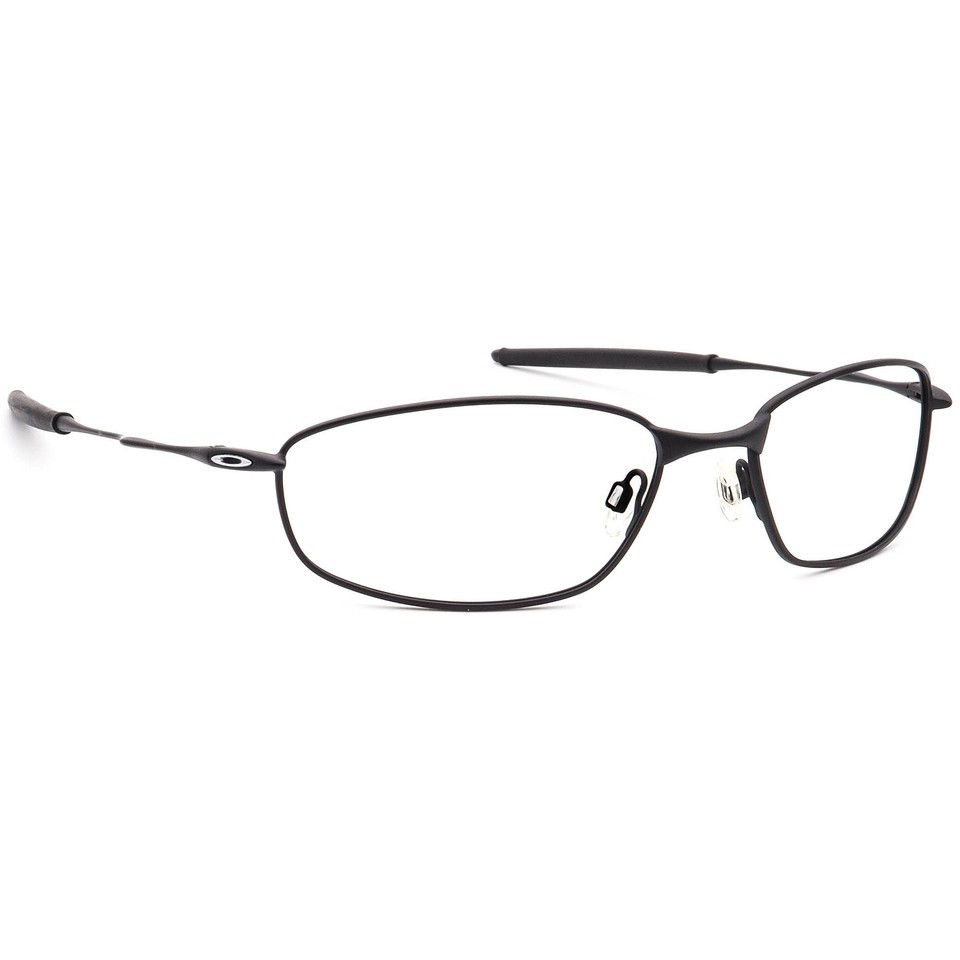 Oakley Men's Sunglasses Frame Only Whisker 1st Gen Matte Black Wrap ...