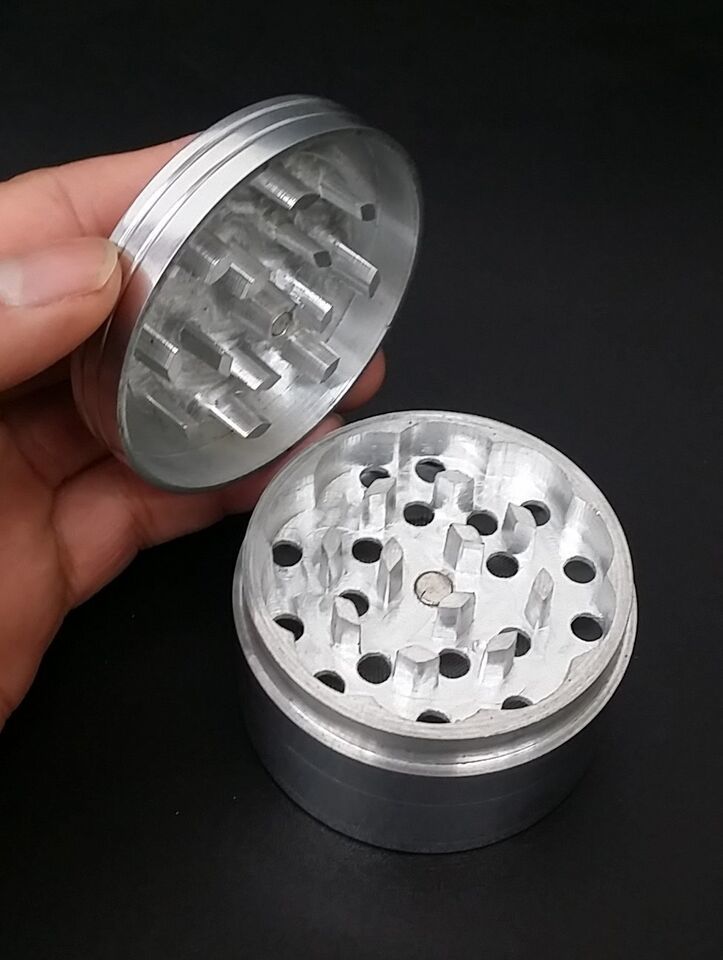 Hanukkah D5 Aluminum Grinder 63mm 4 Piece Hand Mueller - Tobacciana