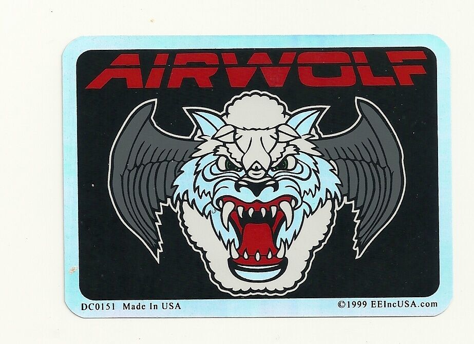 AIR FORCE AIRWOLF USAF WINDOW STICKER CAR DECAL - Current Militaria ...