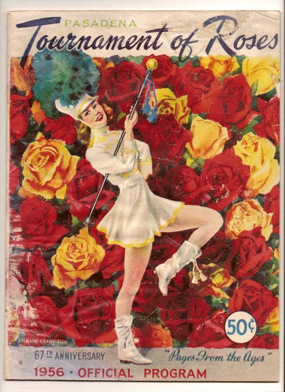 1956 Tournament Of Roses Parade Program - College - NCAA