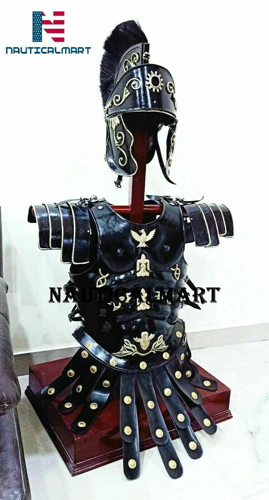 Medieval Greco Roman Helmet With Muscle and similar items