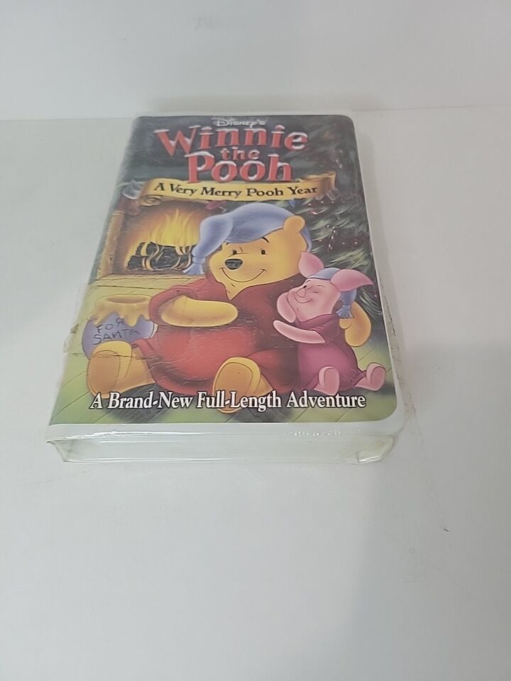 Winnie the Pooh - A Very Merry Pooh Year (VHS, 2002) Brand New - VHS Tapes