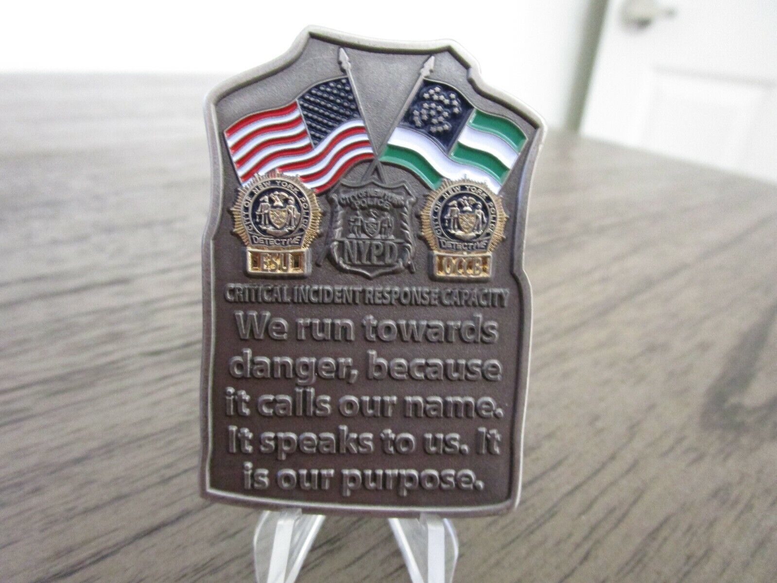 NYPD Critical Incident Response Capacity ESU OCCB Challenge Coin #43G ...