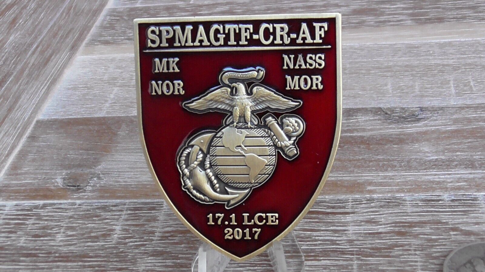 USMC 8th Combat Logistics Battalion SPMAGTF-CR-AF Challenge Coin #952X ...