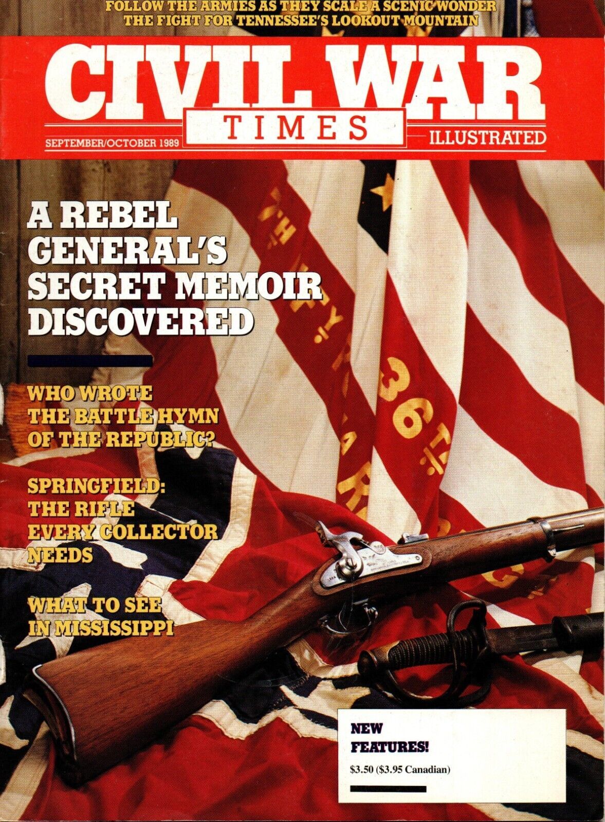 Civil War Times Illustrated Magazine Sept/Oct 1989 Rebel General's ...