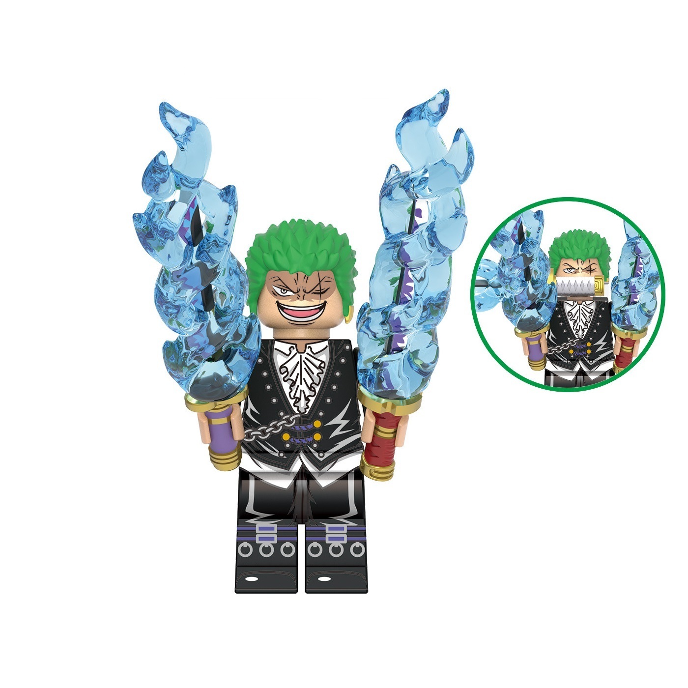 Roronoa Zoro One Piece Film Red Minifigures Building Toys - Building ...