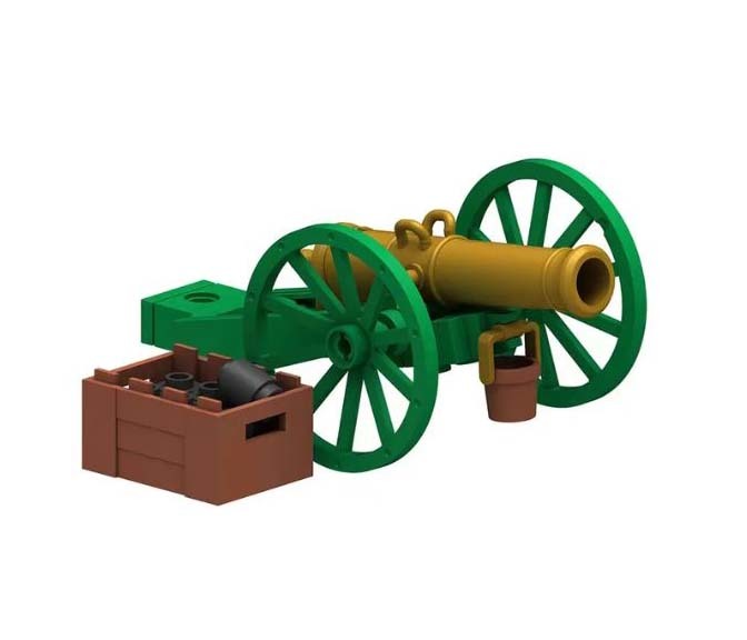 Building Howitzer Cannon Napoleonic Civil War Army Soldier Pirate ...