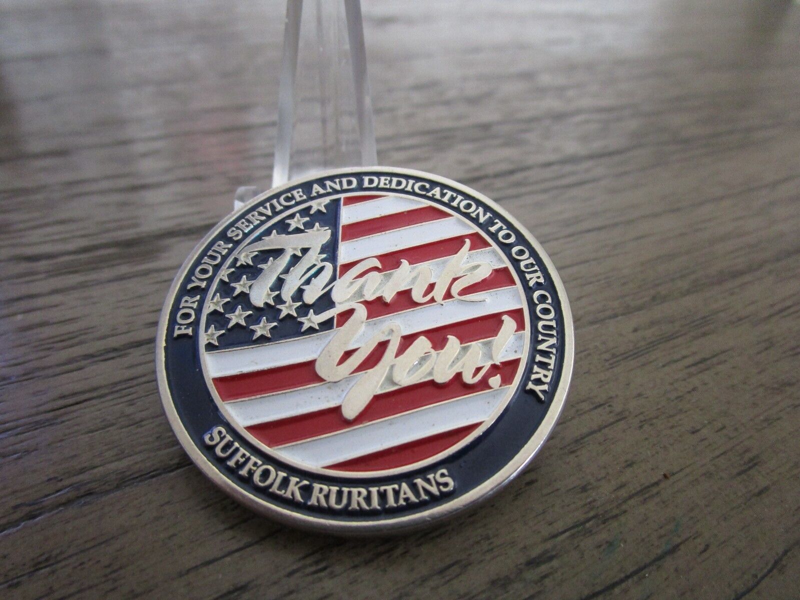 US Military Thank You For Your Service & Dedication Challenge Coin ...