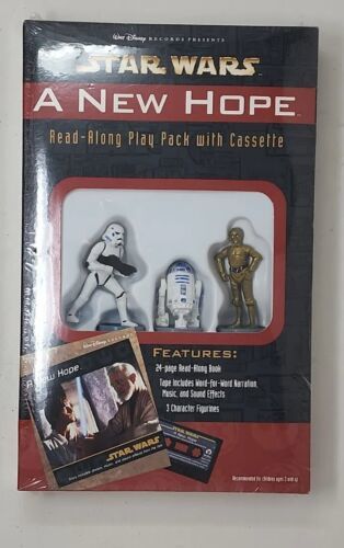 1997 Disney Star Wars A New Hope Read Along Play Pack Cassette Book ...
