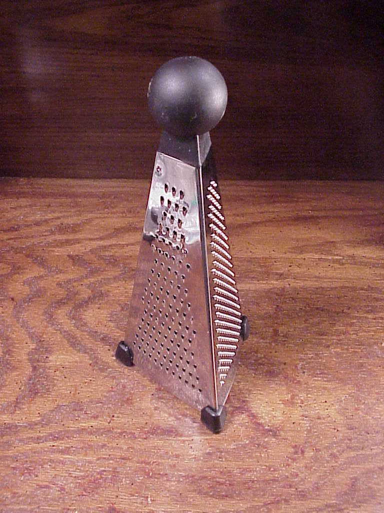 Progressive Pyramid Shaped Kitchen Shredder Grater, 3-Sided, Ergonomic ...