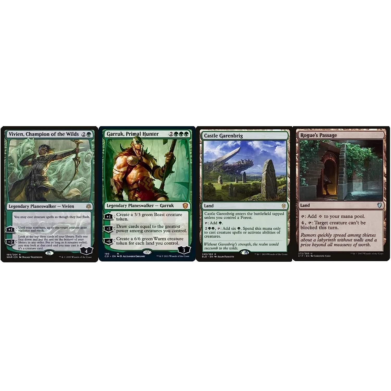 Hydra Commander Deck - Mono Green - Edh - 100 Card - Custom Magic The ...