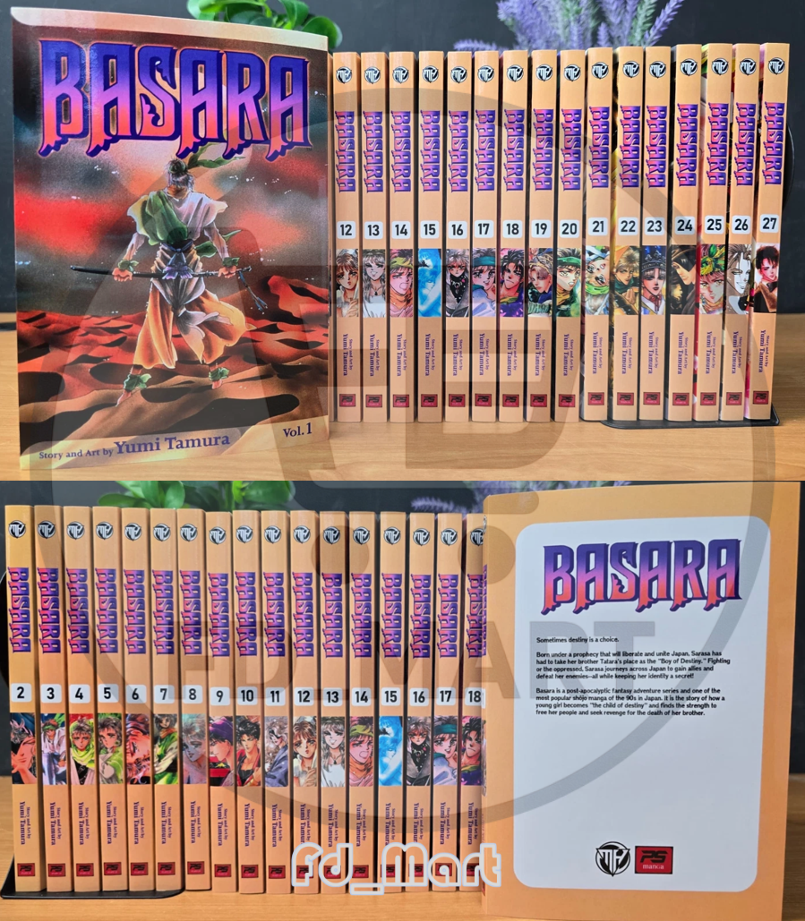 BASARA Manga by Yumi Tamura Volume 1-27 END English DHL EXPRESS (HALF ...