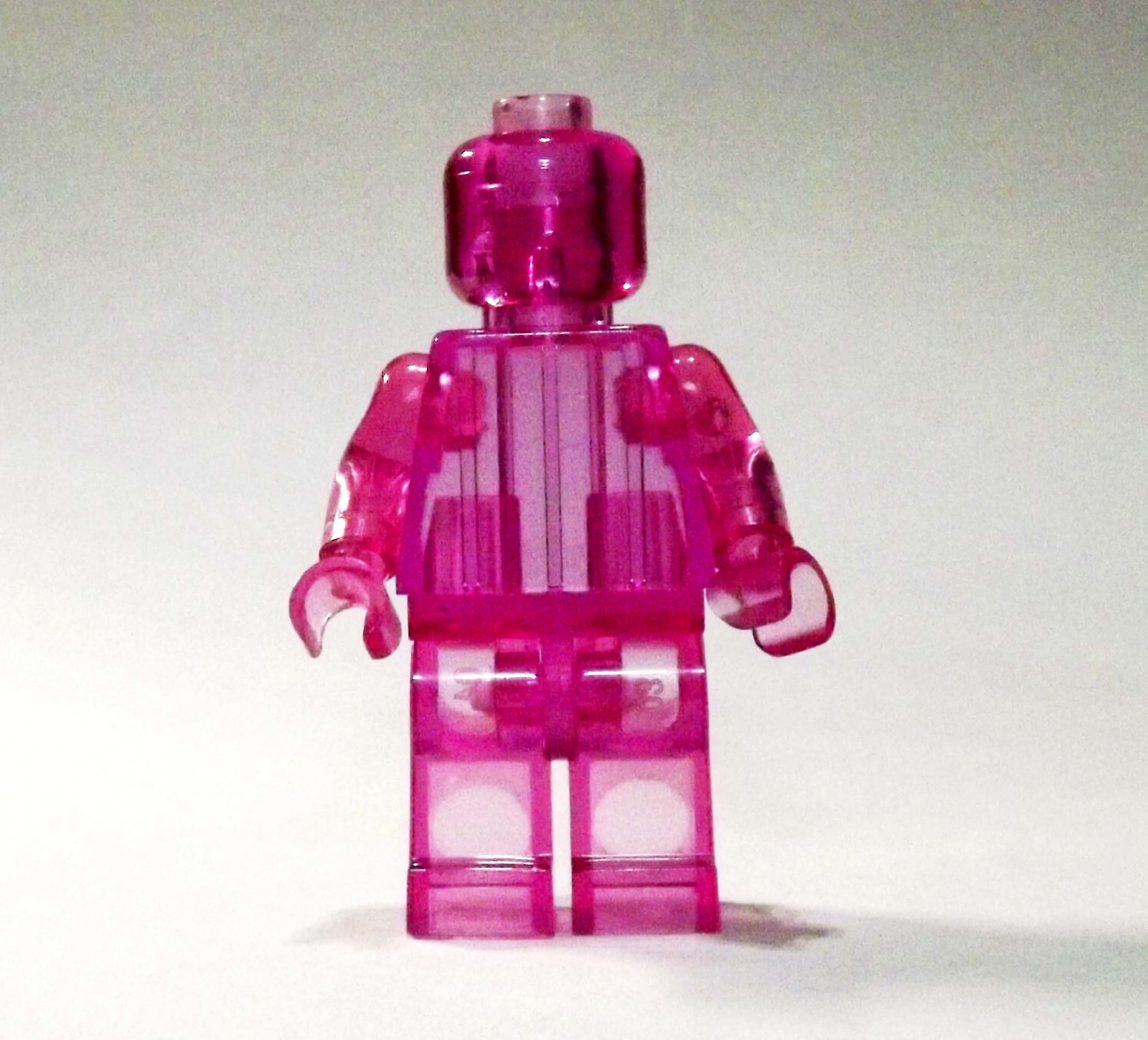 NWTOYS Clear Transparent Pink blank Custom Minifigure From US - LEGO (R ...