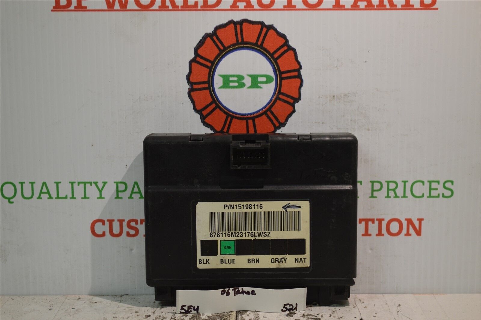 15198116 Chevrolet Tahoe 2003-2006 Body Control Unit BCM Module 521-5E4 ...