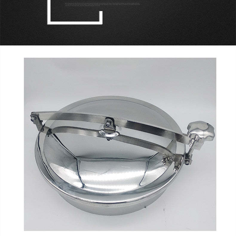Sanitary Stainless Steel Manhole Quick Opening Manhole Normal Pressure ...