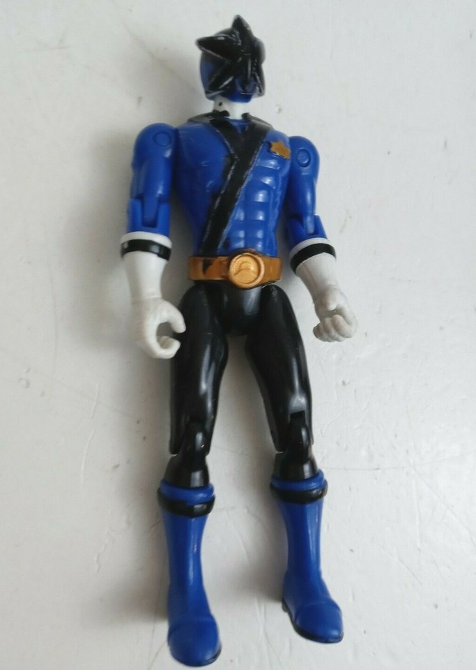 Power Rangers Samurai Blue Mega Ranger 4" Action Figure - Action Figures