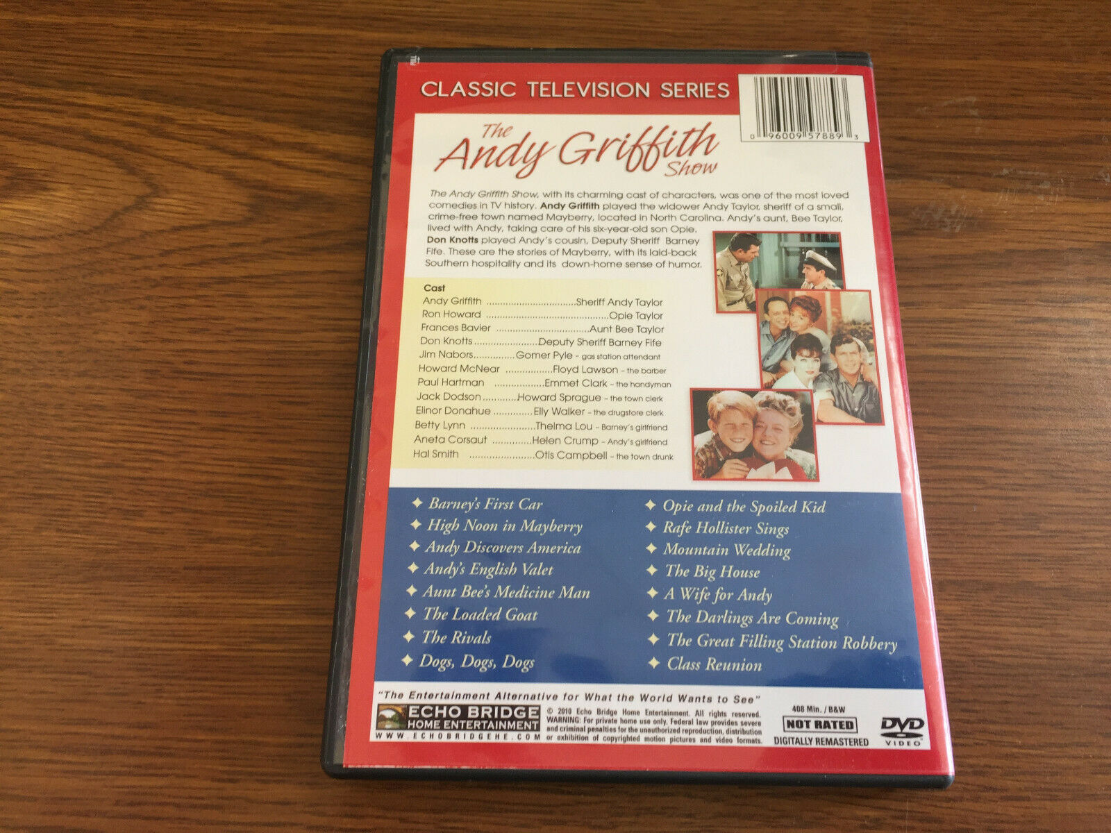 The Andy Griffith Show - 16 Episodes DVD 4-Disc Set Andy Griffith, Don ...