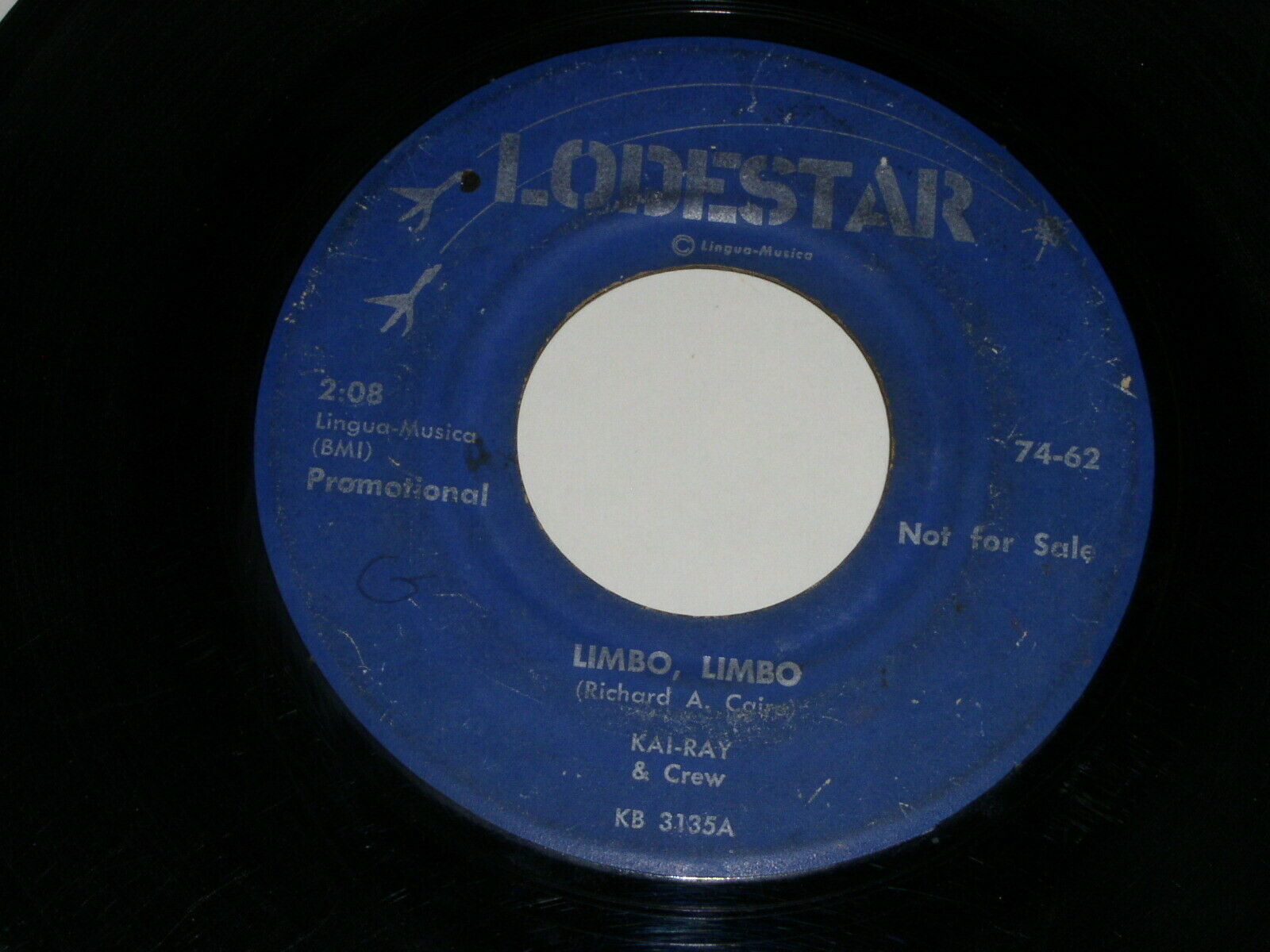 Lynette Kai Ray & Crew Limbo Limbo Sugar Daddy 45 Rpm Record Lodestar ...