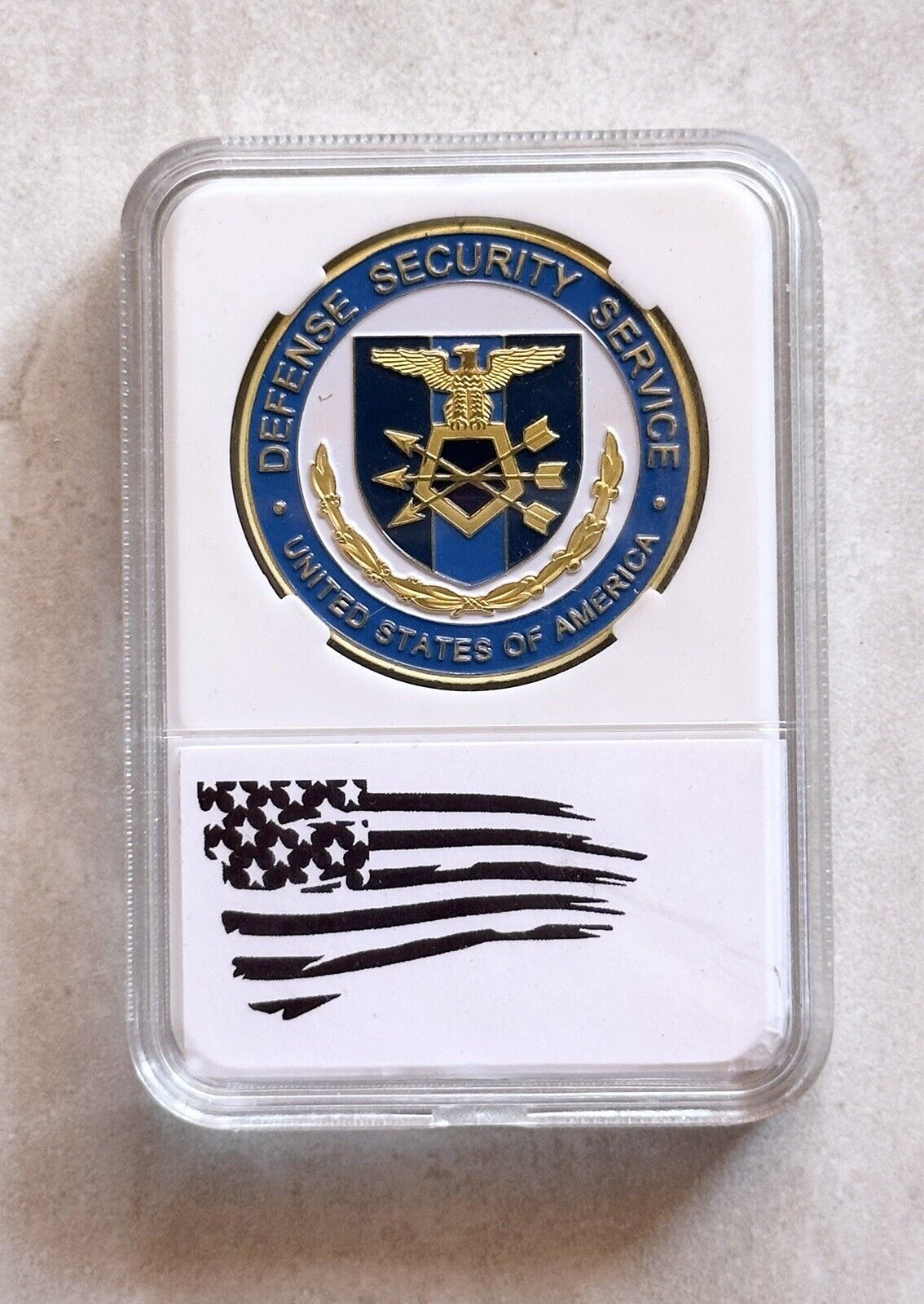 US Defense Security Service Challenge Coin Come With Case - Current ...