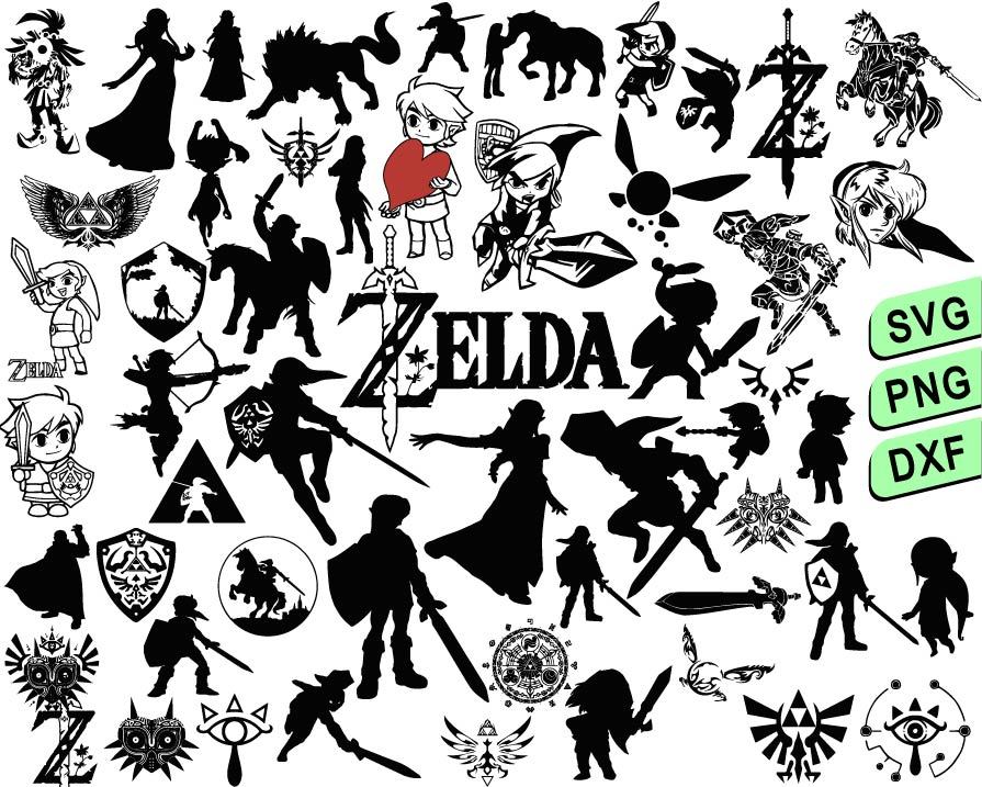Zelda Bundle Svg, Legend Of Zelda Svg, Zelda Logo Svg, Zelda Cricut Cut ...