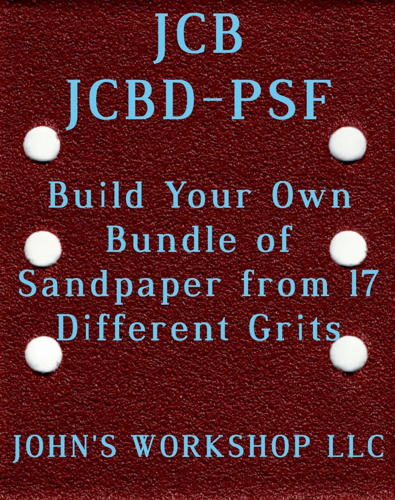 Build Your Own Bundle JCB JCBD-PSF 1/4 Sheet No-Slip Sandpaper 17 Grits ...