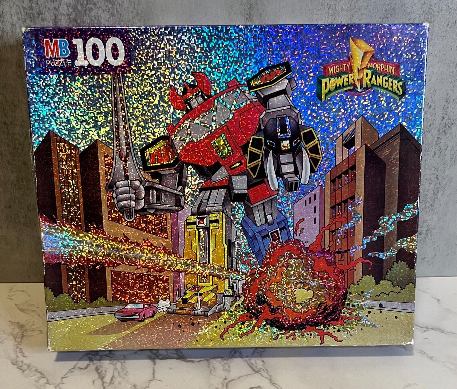 Vintage Mighty Morphin Power Rangers 1993 Megazord Puzzle 100 Pieces ...