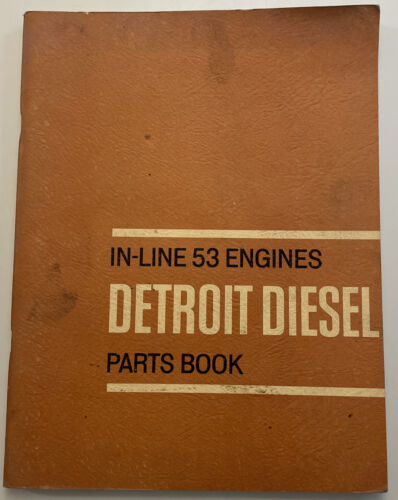 1966 General Motors GM Detroit Diesel In-Line 53 Engines Parts Book ...