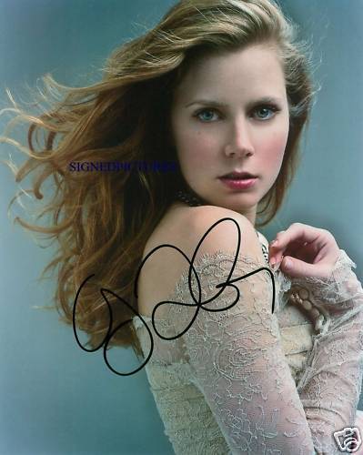 AMY ADAMS SIGNED AUTOGRAPH AUTOGRAPHED 8X10 RP PHOTO VERY SEXY ...