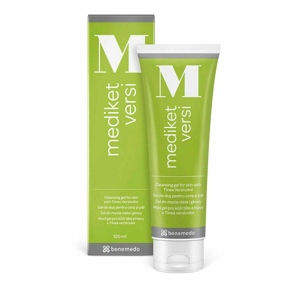 Mediket Versi 120 ml - Gel Detergente Per Pelle Con Tinea Versicolor ...