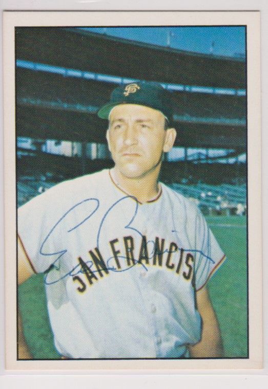 Ed Bailey Signed Autographed 1978 TCMA Baseball Card - San Francisco ...