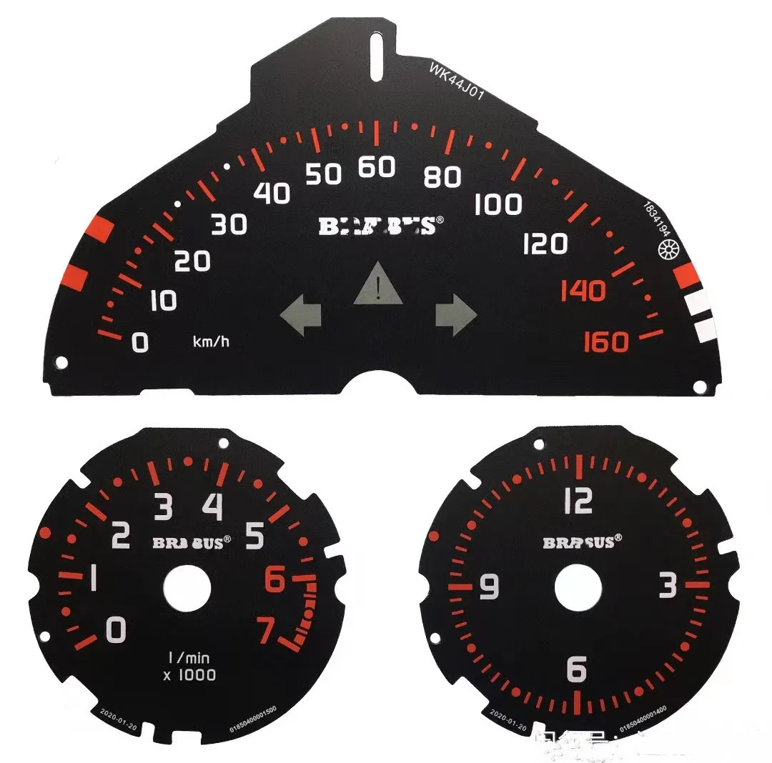 For Smart 451 bus Cluster Dials Tacho Clock Gauge Faces Dash Faceplate ...