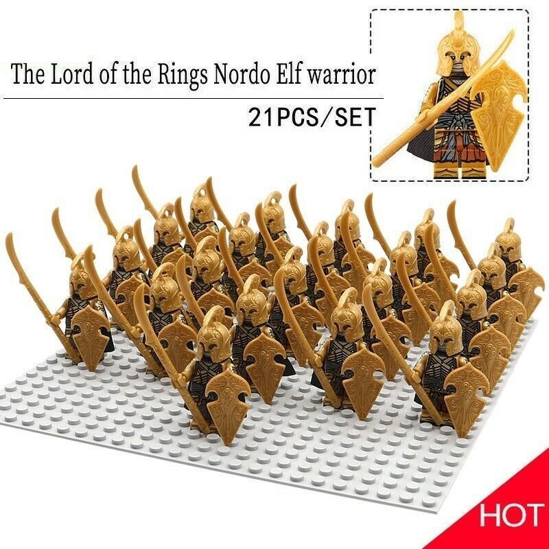 Noldor Warriors High Elves army The Lord of the Rings 21pcs Custom ...