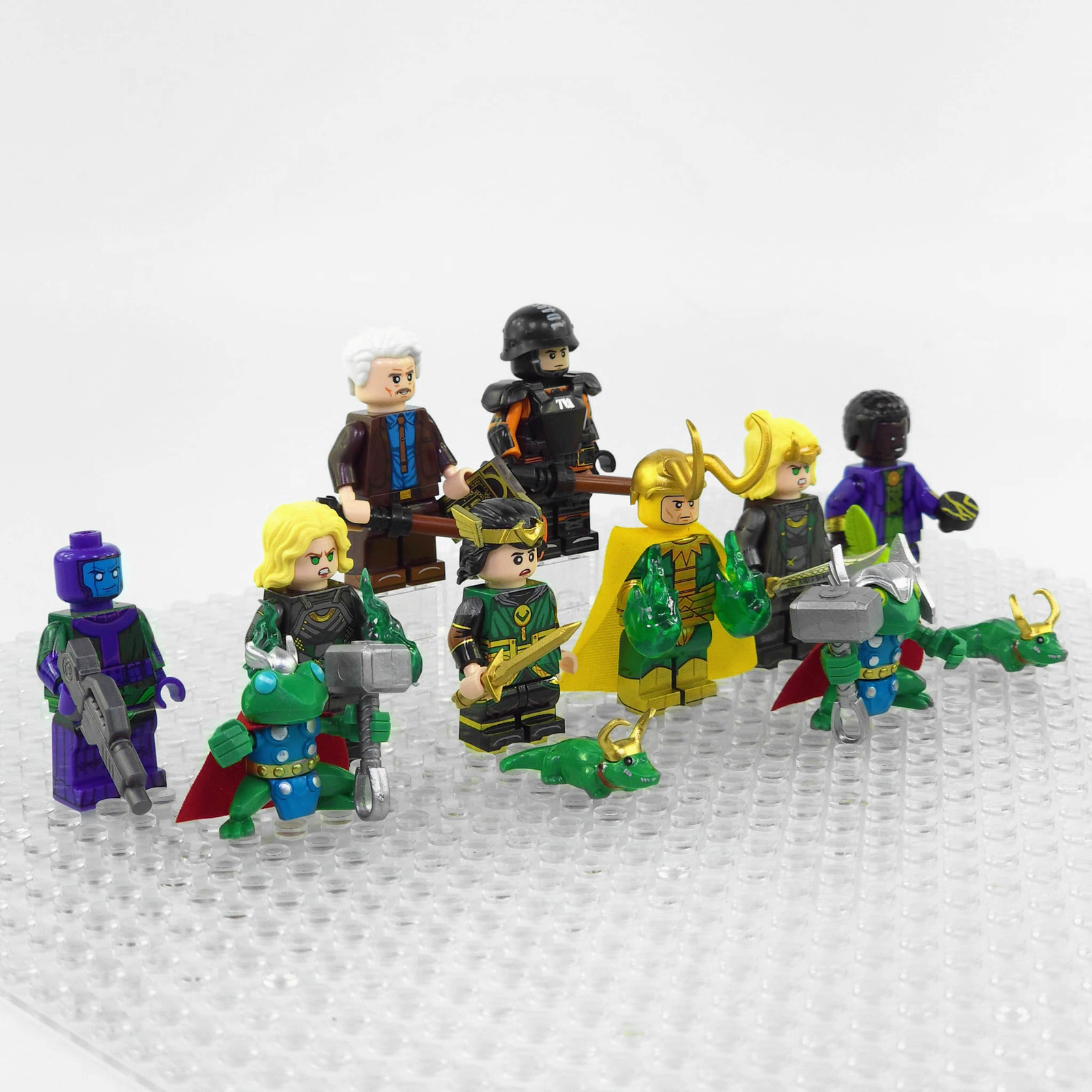 Loki Variants Sylvie Mobius TVA Hunter Kang the Conqueror 8pcs ...