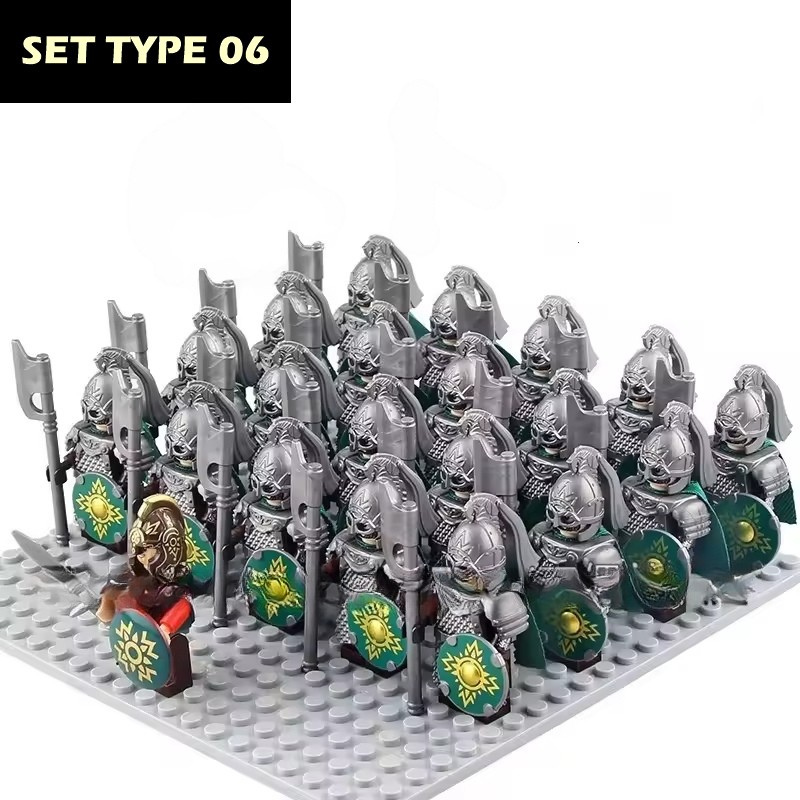 168Pcs LOTR Rohan Royal Guards Elite Gondor Army Set Collection ...