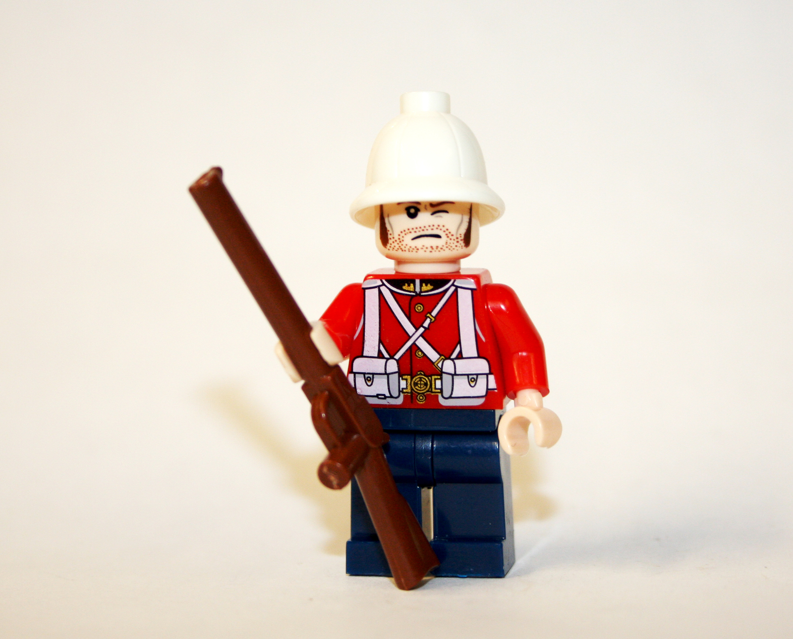 HG British Colonial Soldier ""Union Jack"" Zulu War Bricks Minifigures ...