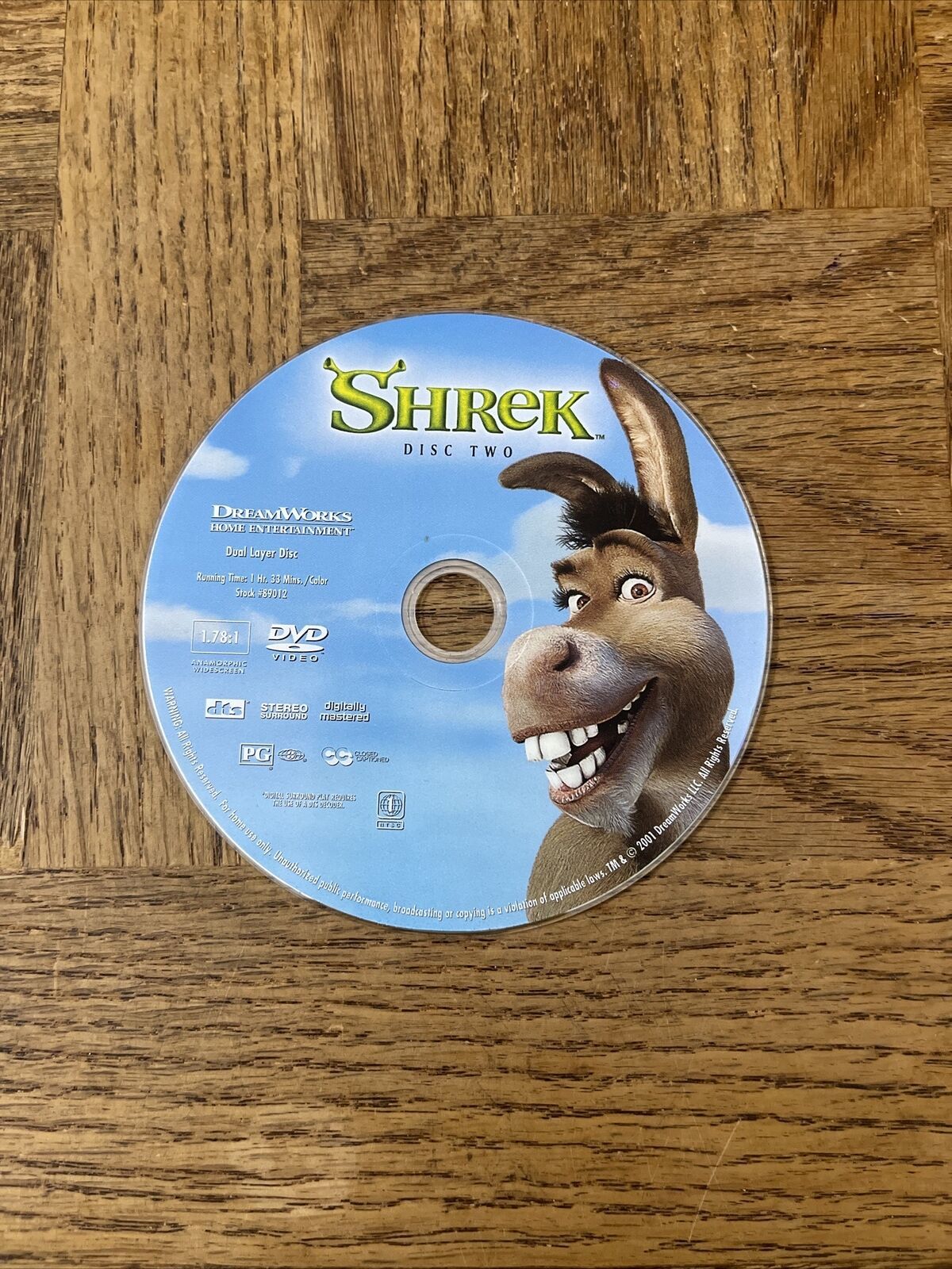 Shrek Disc Two Only DVD - DVDs & Blu-ray Discs