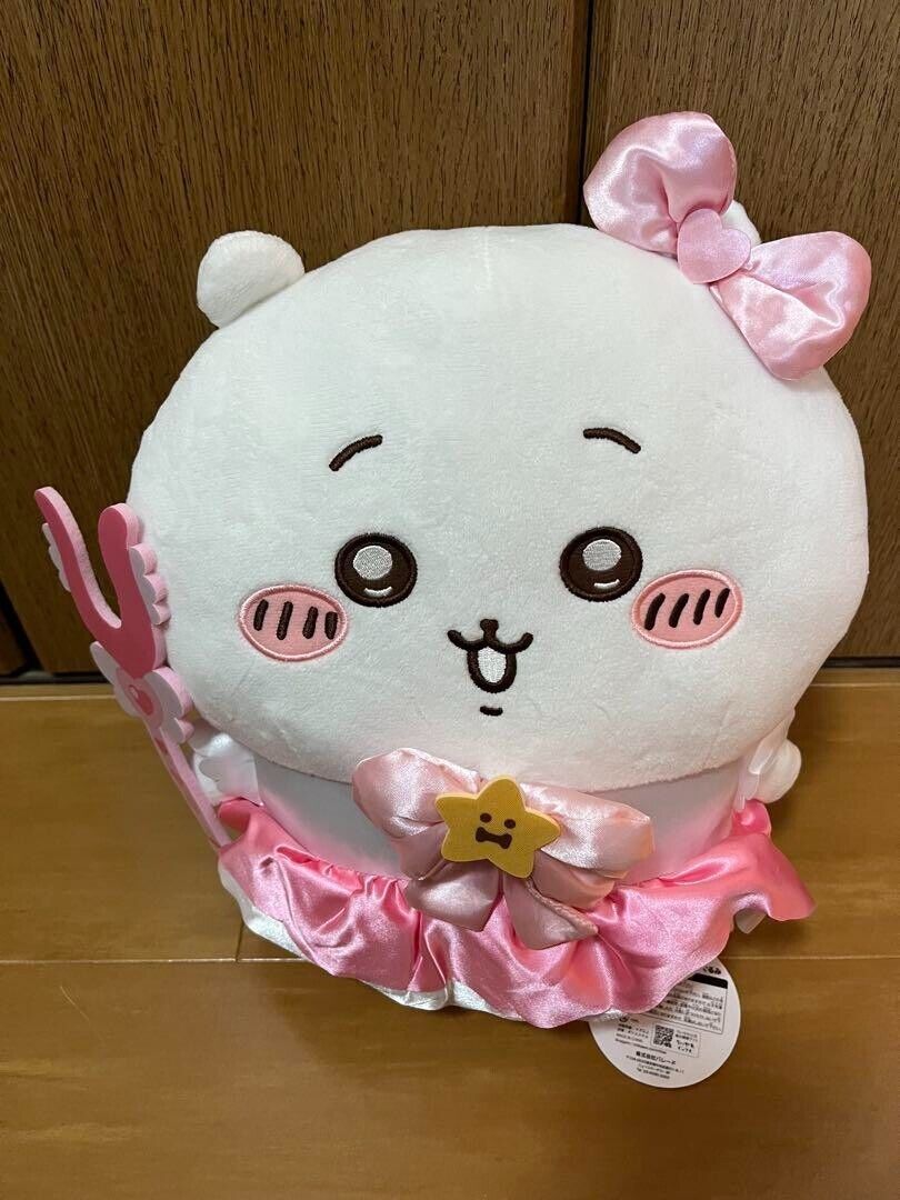 Chiikawa Rabbit Magical Chiikawa pink BIG Stuffed Rabbit Stuffed Toy ...