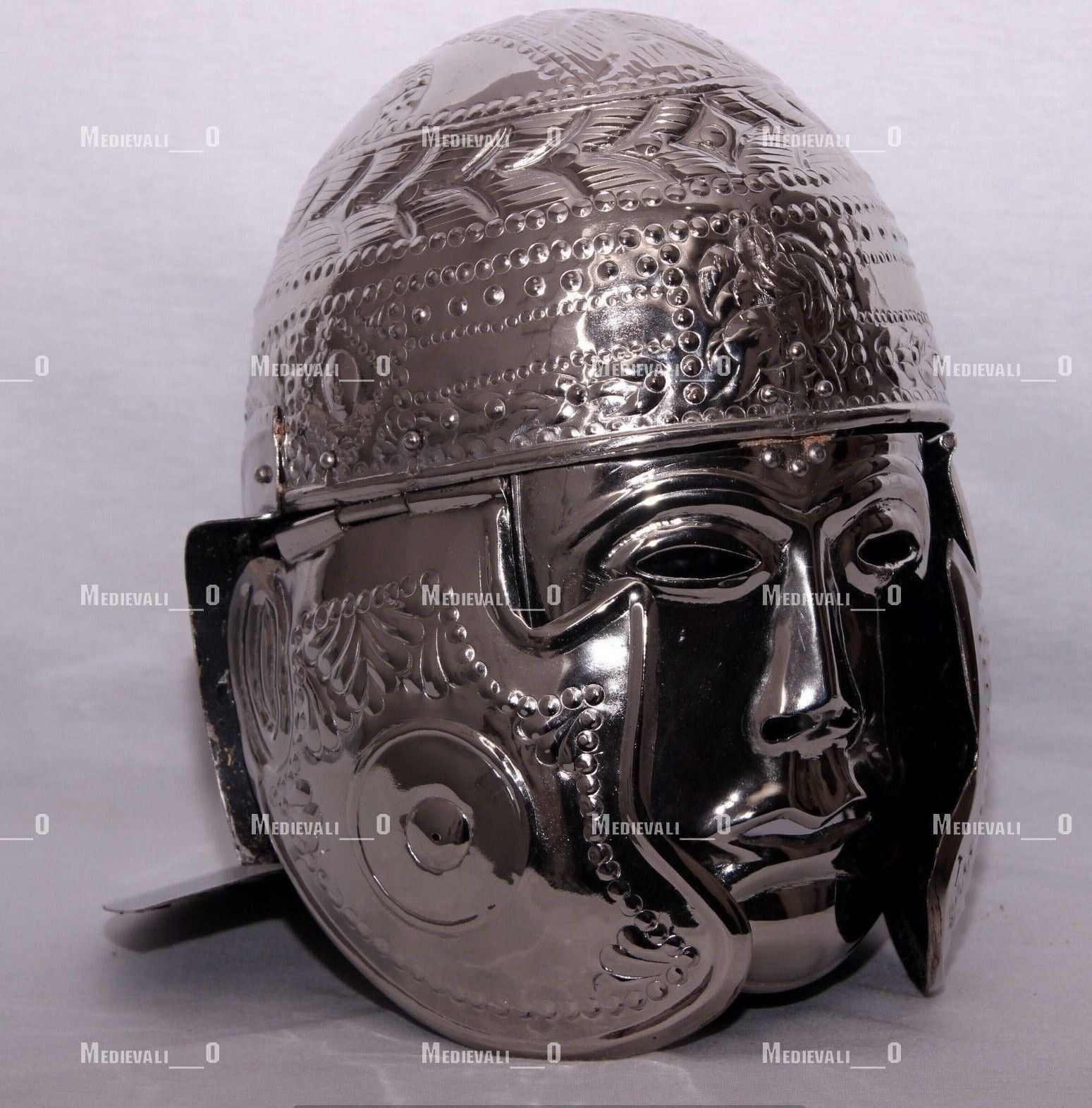 Medieval Knight Roman Cavalry Helmet With Face Mask Ribchester Sport ...