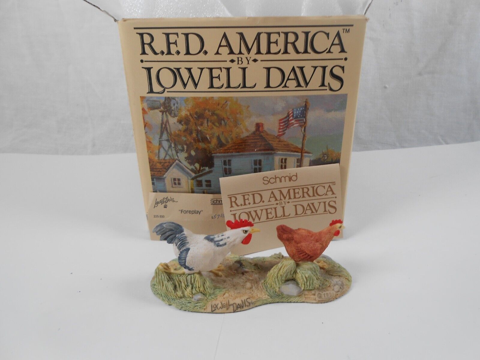 Lowell Davis "Foreplay" Figurine Rooster and 50 similar items