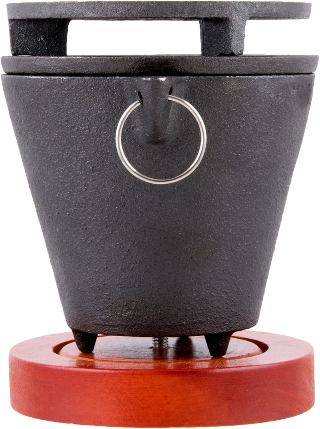 Mini Tabletop Fire Pit And Cast Iron Hibachi Grill Pan, Camping ...