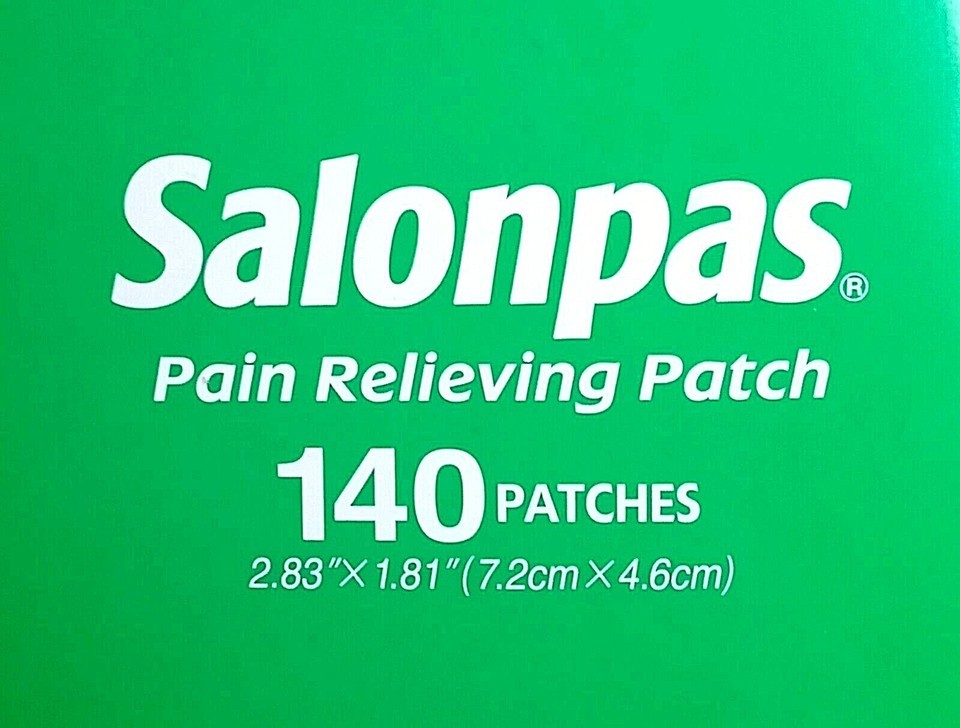 Salonpas 140 Pain Relieving Patches External Arthritis Back Relief EXP ...