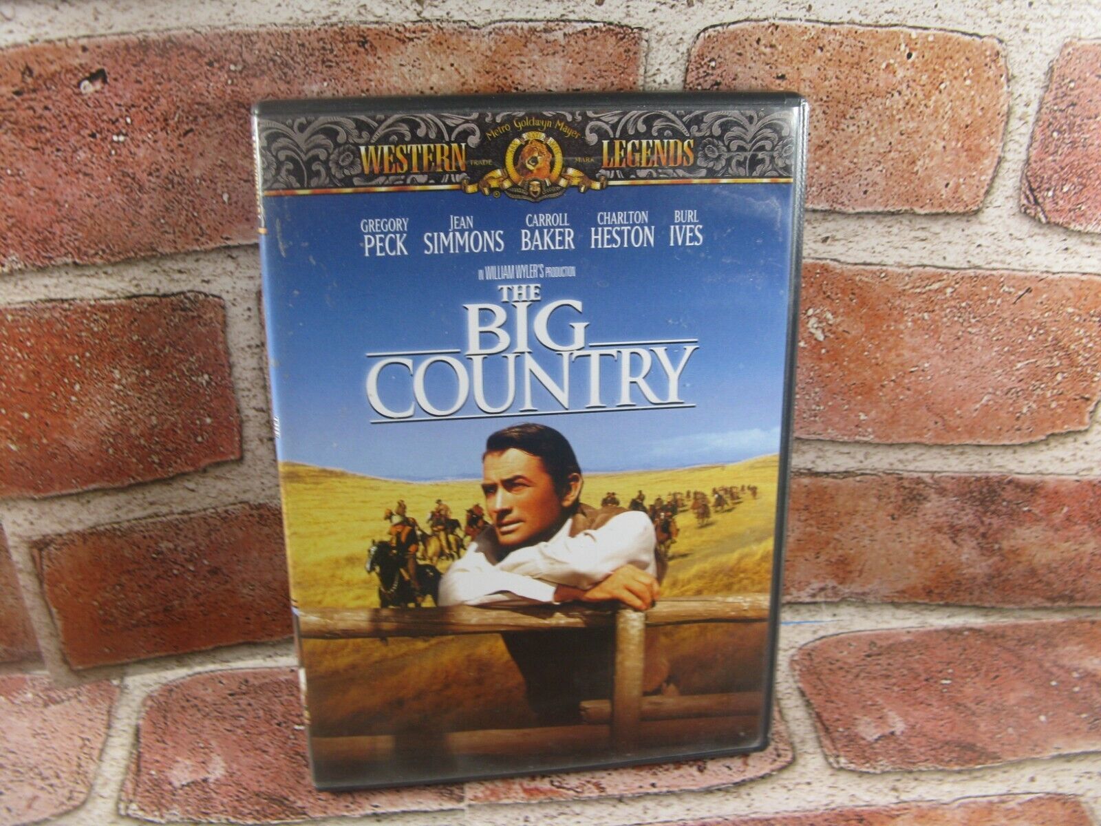 The Big Country DVD 1958 Gregory Peck Charlton Heston Western Legends ...