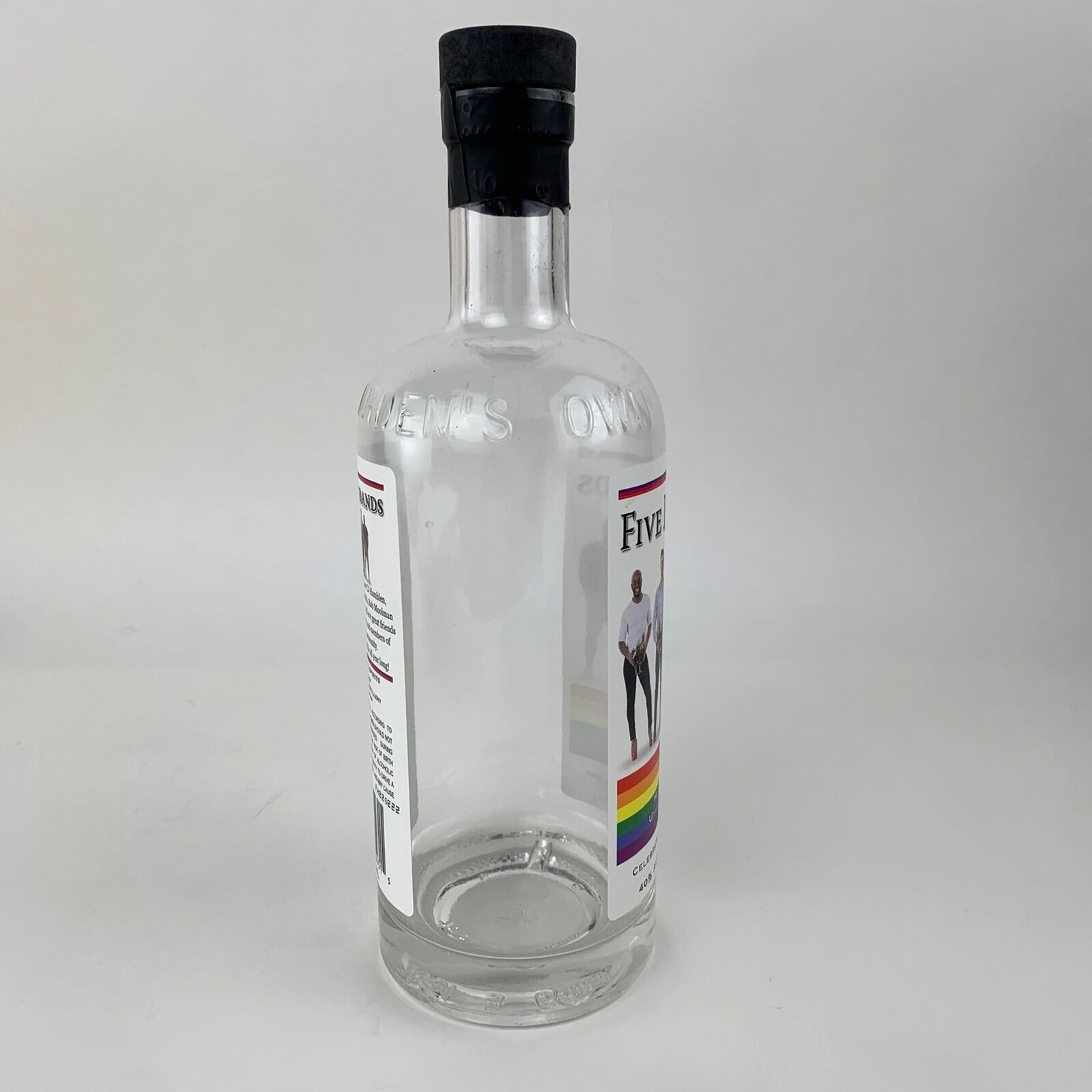 Five Husbands LGBTQ Pride EMPTY Vodka Bottle 2021 Utah Men with ...