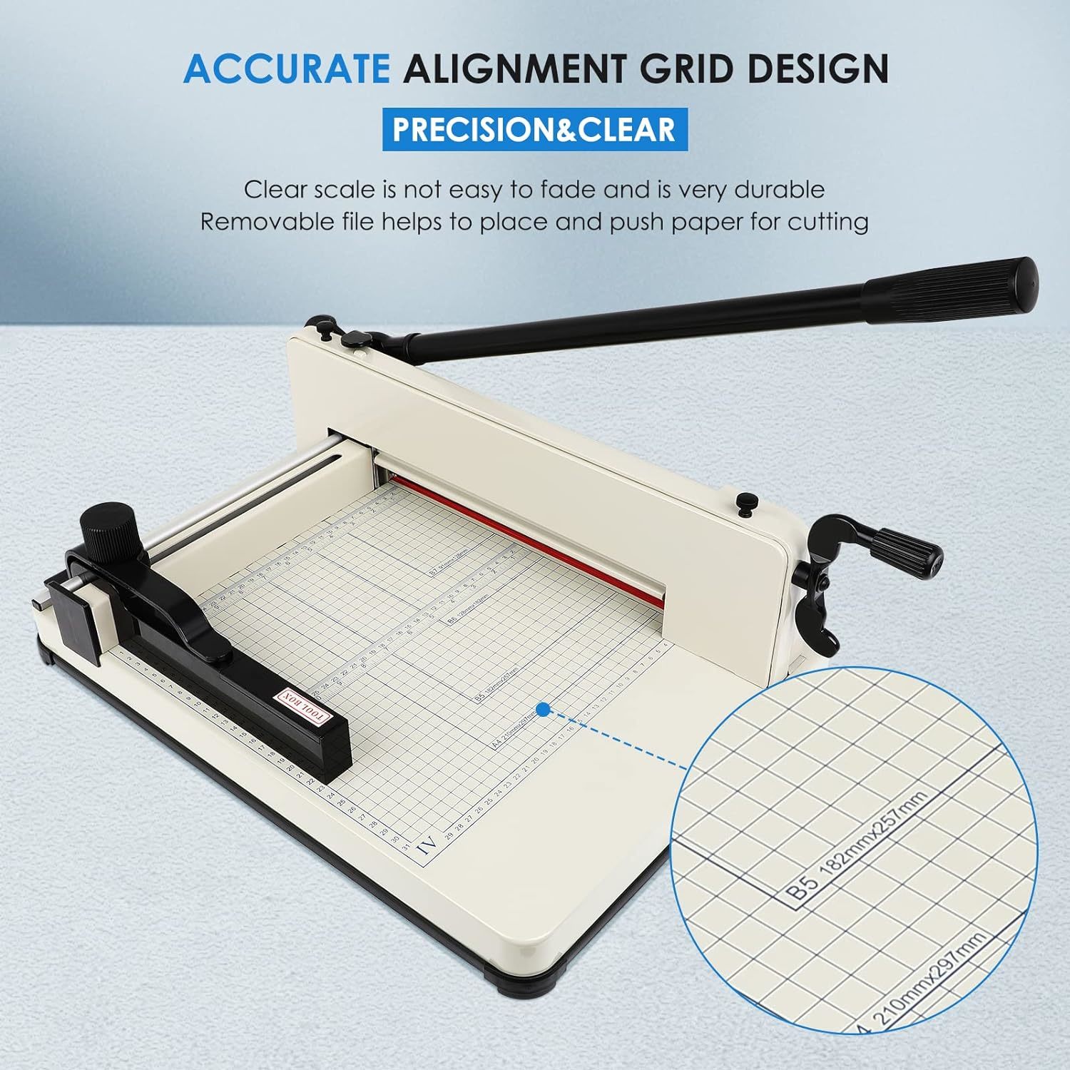 Heavy Duty Paper Cutter,17 Inch Guillotine Paper Cutter, Cortadora De ...