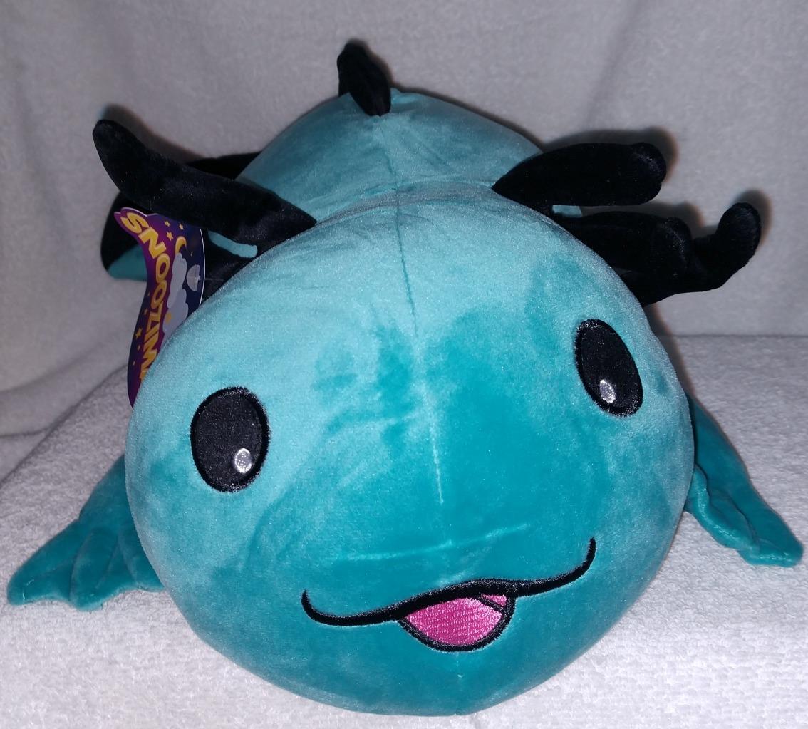 Snoozimals Teal Axolotl Plush 26" NWT - Other